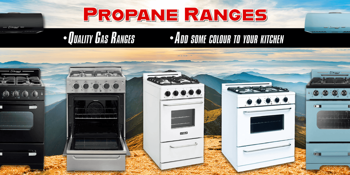 Unique Propane Ranges and Range Hoods — The Cabin Depot